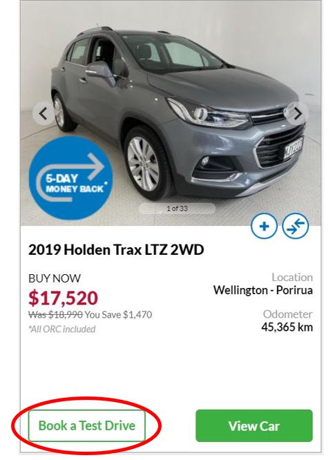 Book a Test Drive | Turners